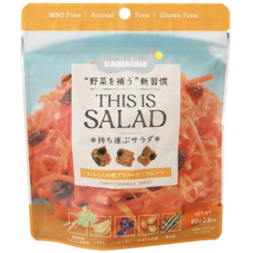 THIS IS SALAD にんじんの板グラノーラ フルーツ （80g） 【東京バル】の通販はau PAY マーケット - 健康サポート専門店 ...