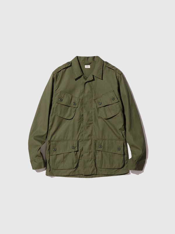 BUZZ RICKSON'S バズリクソンズ ジャケット シャツ メンズ レディース 長袖 COAT.MAN'S.COMBAT TROPICAL JACKET コンバットトロピカル ジャングル ファティーグ BR12247
