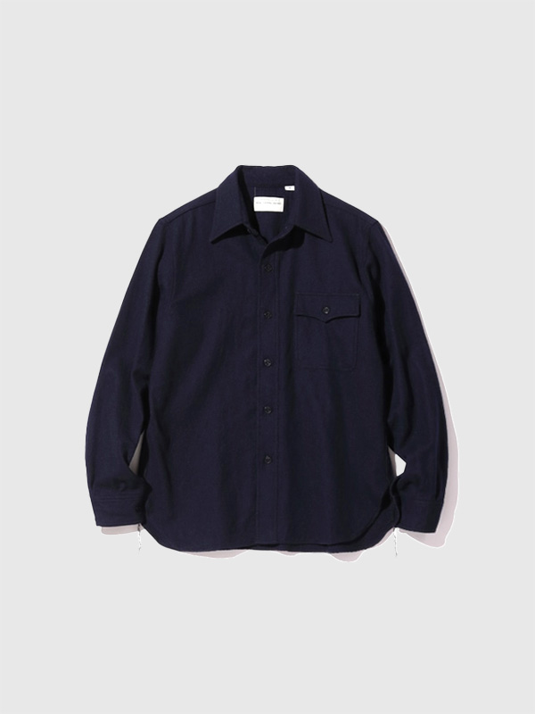 BUZZ RICKSON'S バズリクソンズ シャツ メンズ レディース 長袖 ブランド CPO. SHIRTS NAVAL CLOTHING FACTORY ウールシャツ ウール フランネル 日本製 東洋 BR24961