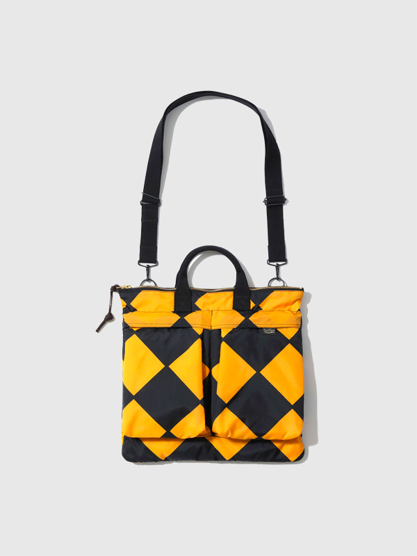 BUZZ RICKSON'S バズリクソンズ バッグ ショルダーバッグ トート ライン クルーマン ヘルメット バッグ チェック チェッカー BR02860 LINE CREWMAN HELMET BAG