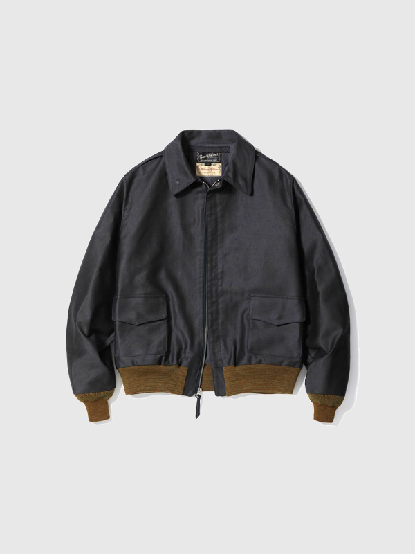 BUZZ RICKSON'S バズリクソンズ ジャケット A-2 ウイリアム ギブソン アウター ジャングルクロス BR15774 WILLIAM GIBSON COLLECTION JUNGLE CLOTH BLACK A-2