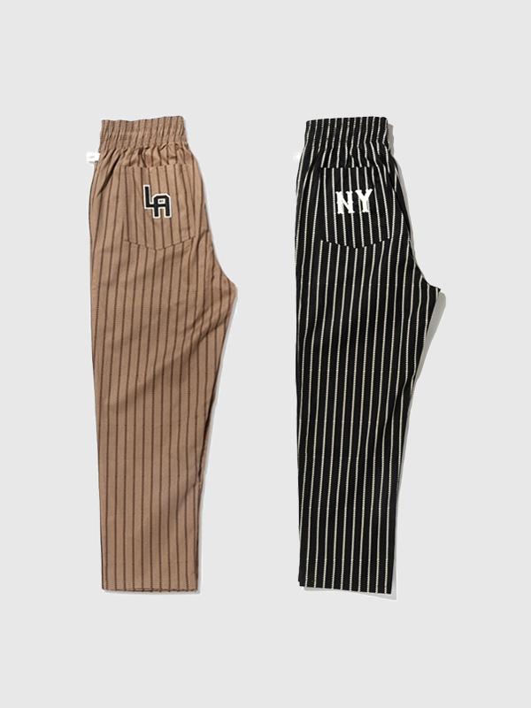 COOKMAN クックマン シェフパンツ セミワイド 二グロ リーグ ワイド ロサンゼルス ホワイトソックス ニューヨーク ブラック ヤンキース 131-53874-53875