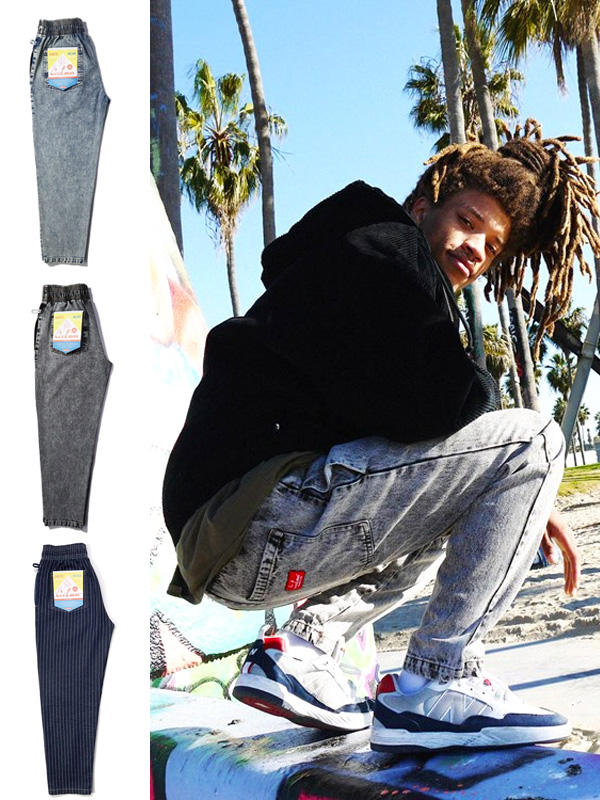 COOKMAN クックマン シェフパンツ メンズ レディース ユニセックス 男女兼用 おしゃれ かわいい ブランド ケミカルウォッシュ ウォバッシュストライプ Chef Pants