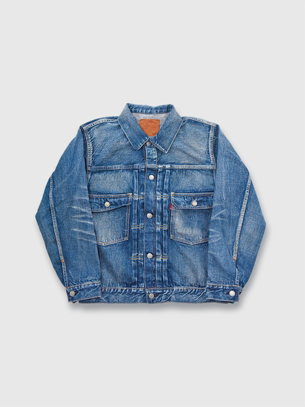 FULLCOUNT フルカウント デニム ジャケット メンズ レディース Gジャン 2nd モデル More Than Real エイジング加工 13.7oz Type2 Denim Jacket 2016-2102