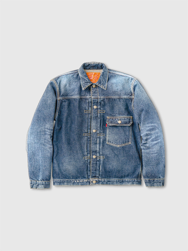 FULLCOUNT フルカウント デニム ジャケット メンズ レディース Gジャン 1st モデル Dartford エイジング加工 13.7oz 13.7oz Type1 Denim Jacket 2978-2107