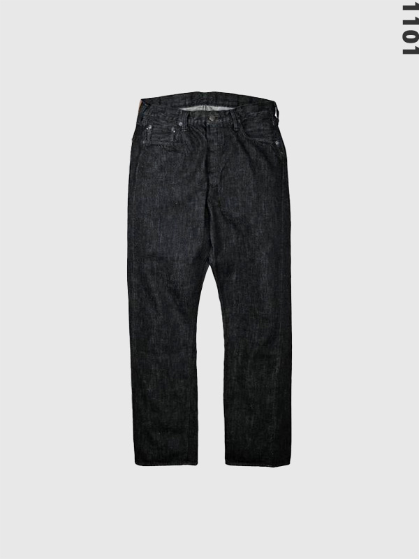 FULLCOUNT 1101BKSS フルカウント ジーンズ スーパースムース 11.5oz 綿 100% ストレート 定番 ジンバブエ コットン 1101BKSS Straight Black Selvedge Denim