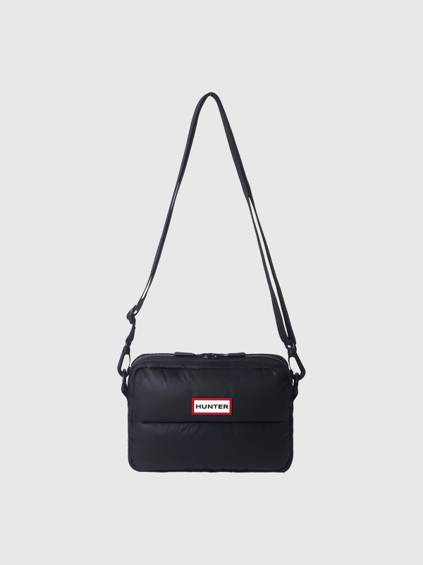 HUNTER ハンター バッグ ボディバッグ イントレピッド エクストラ パフ クロスボディ サコッシュ ラバー ロゴ 耐水 UBX5514KBM Intrepid Extra Puff Crossbody