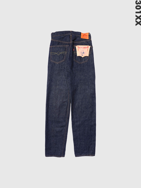 JELADO ジェラード ジーンズ メンズ レディース 綿 100% 日本製 LAST RESORT 伝家の宝刀 1950年代初期 JELADO Age of Longing 301XX Denim Pants 白タグ JP94301