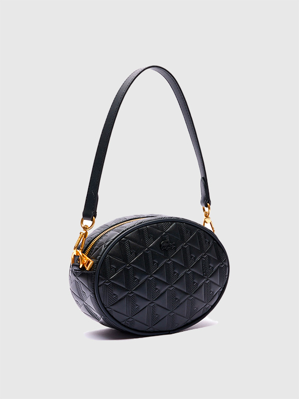 LACOSTE ラコステ バッグ レディース メンズ ユニセックス マヘキ オーバル レザー ショルダー バッグ 肩掛け 斜め掛け ミニショルダー ポーチ サブバッグ NF4709MH