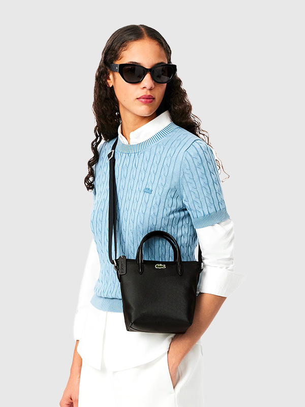 LACOSTE ラコステ バッグ レディース メンズ ユニセックス 大人 かわいい トートバッグ ミニトート L.12.12 CONCEPT 2WAYミニトート ミニバッグ ワニ NF2609