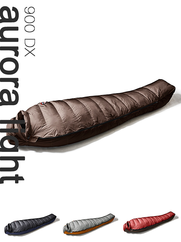 NANGA ナンガ シュラフ 保管袋付き オーロラライト 900DX 軽量 コンパクト 寝袋 ダウン マミー型 キャンプ 登山 アウトドア 車中泊 レギュラー AURORA light 900 DX N19D