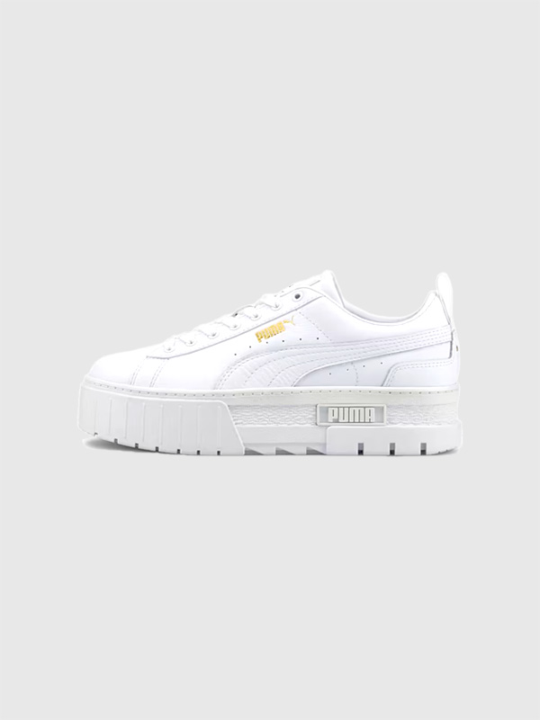 PUMA プーマ スニーカー レディース 白 厚底 おしゃれ かわいい MAYZE CLASSIC WOMENS メイズ クラシック ウィメンズ 厚底ソール クラシックモデル PJ384209