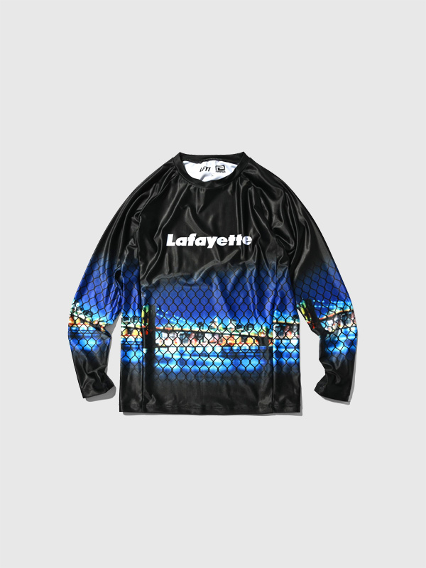 reversal リバーサル Tシャツ 4way LFYT エルエフワイティー ラッシュガード 長袖 NYC LONG RASH GUARD オクタゴン 街並み 格闘技 格闘家 ロゴ RVLFYT601