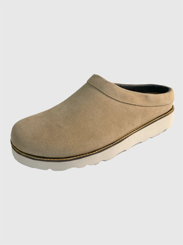 Schott ショット レザー クロッグ シューズ 牛革 シンプル おしゃれ かっこいい 経年変化 エイジング ブラック ブラウン ベージュ スエード サボ S23004