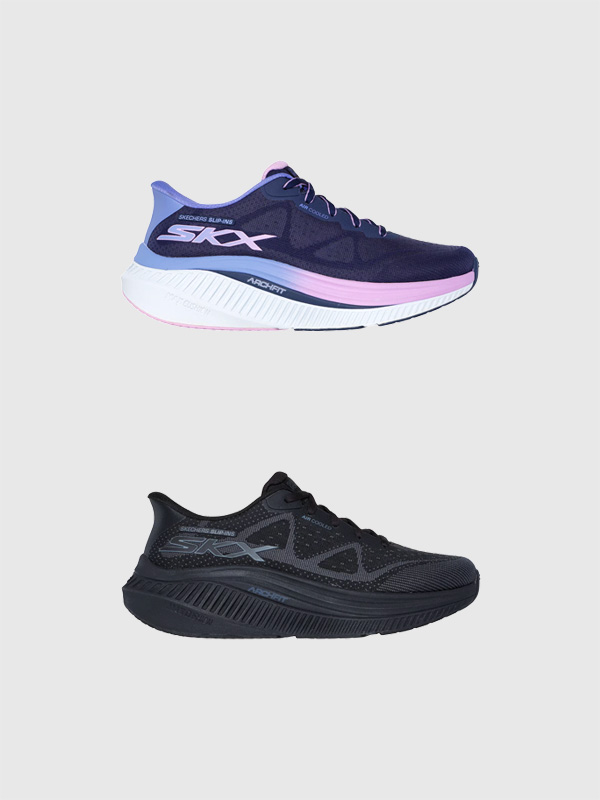 SKECHERS スケッチャーズ スリップインズ レディース ハンズフリー アーチフィット マックス クッショニング ハイパーアーク 洗濯機洗い可能 125582