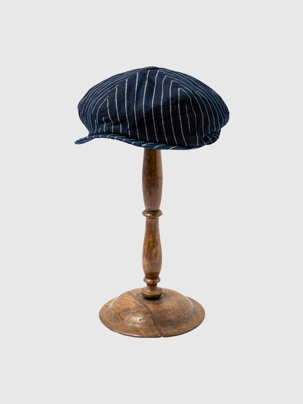 SUGAR CANE シュガーケーン ウォバッシュ ストライプ キャスケット メンズ レディース 9oz. WABASH STRIPE APPLEJACK CAP 9オンス アップルジャック SC02070