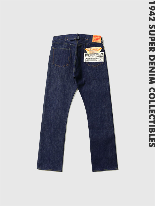 SUGAR CANE シュガーケーン スーパー デニム コレクション ジーンズ Super Denim Collectibles #05 14.25oz. BLUE DENIM WAIST OVERALLS 1942 MODEL SC49005
