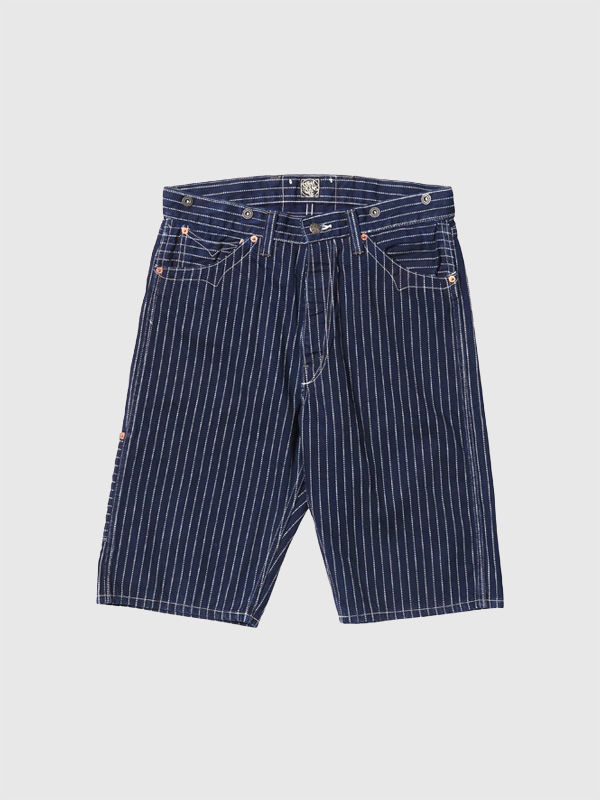 SUGAR CANE シュガーケーン ショートパンツ ウォバッシュ ストライプ ワーク ショーツ SC51443 FICTION ROMANCE 9oz. WABASH STRIPE ZIP FLY SHORTS