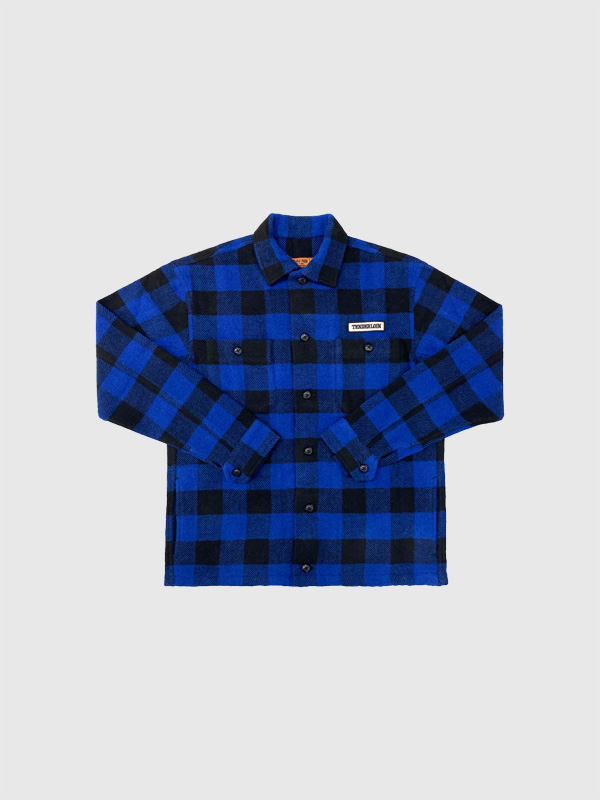 TENDERLOIN テンダーロイン バッファロー ジャケット チェック ブルー 青 T-BUFFALO JACKET BLUE