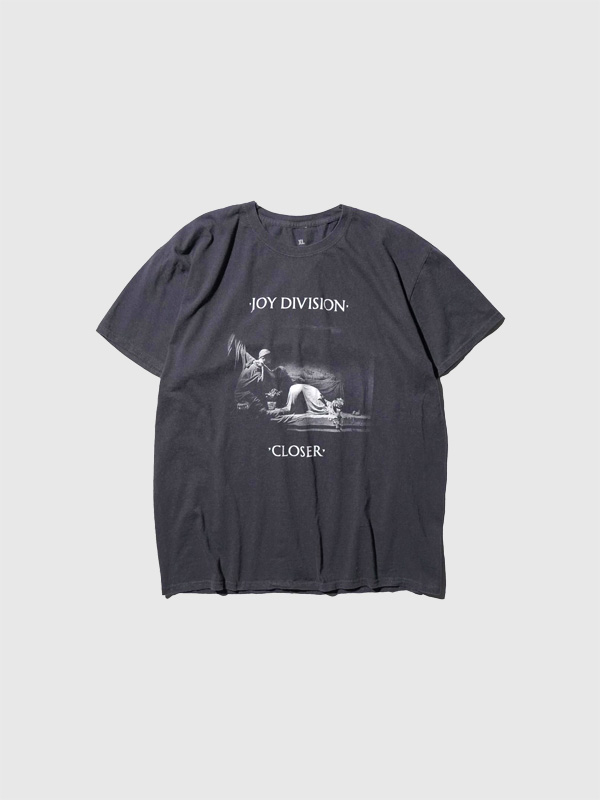 THRIFTY LOOK スリフティー ルック Tシャツ 半袖 綿 100% JOY DIVISION ジョイ・ディヴィジョン バンド T TL23S06200 CLOSER Peter Saville