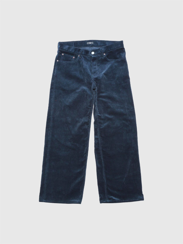 TMT コーデュロイ パンツ ワイド ストレート ８ウェル ヘビーコール 5ポケット 綿 100% メンズ TPTF2503 CORDUROY PANTS