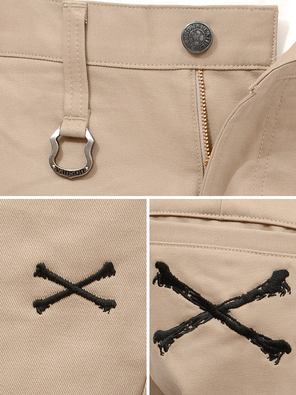 VANSON バンソン パンツ メンズ レディース ゆったり チノパン ワイド