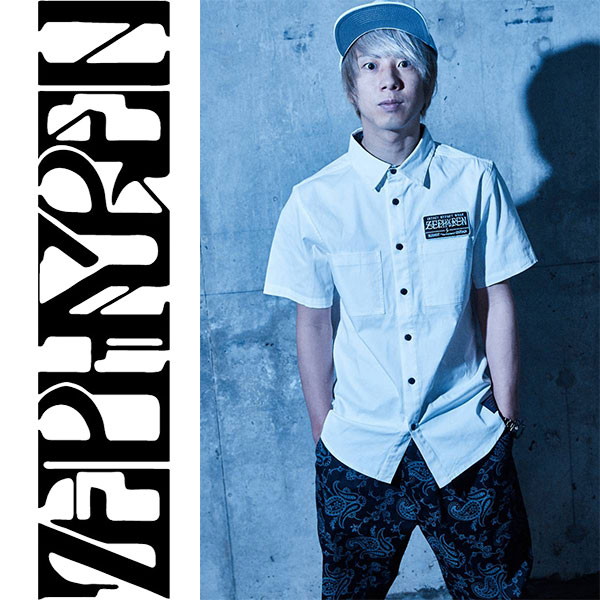 Zephyren ゼファレン EMBLEM SHIRT S/S WHITE