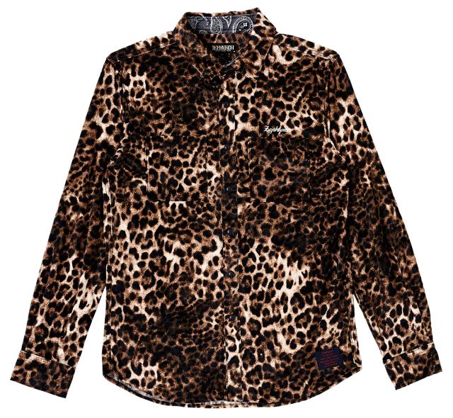 Zephyren ゼファレン SHIRT L/S LEOPARD