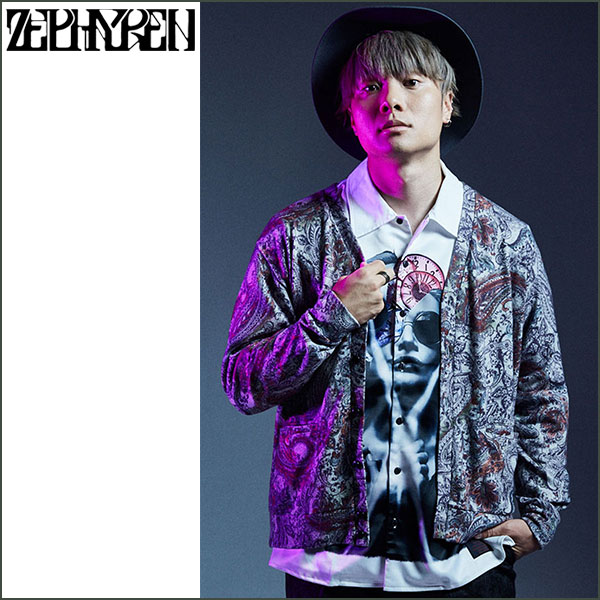Zephyren ゼファレン PHOTO PRINT SHIRT L/S WHITE / variat omnia tempus