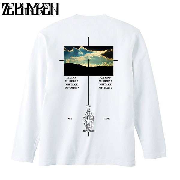 Zephyren ゼファレン L/S TEE - twilight - WHITE