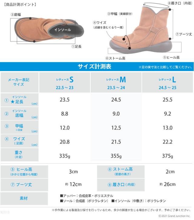 《10%OFF セール》 送料無料 リゲッタ カヌー レディース ブーツ スエード調 ギャザー サイドジップ はっ水 抗菌 防臭 ショート丈 日本製/ CJFS002C/ lvw568 冬 冬新作