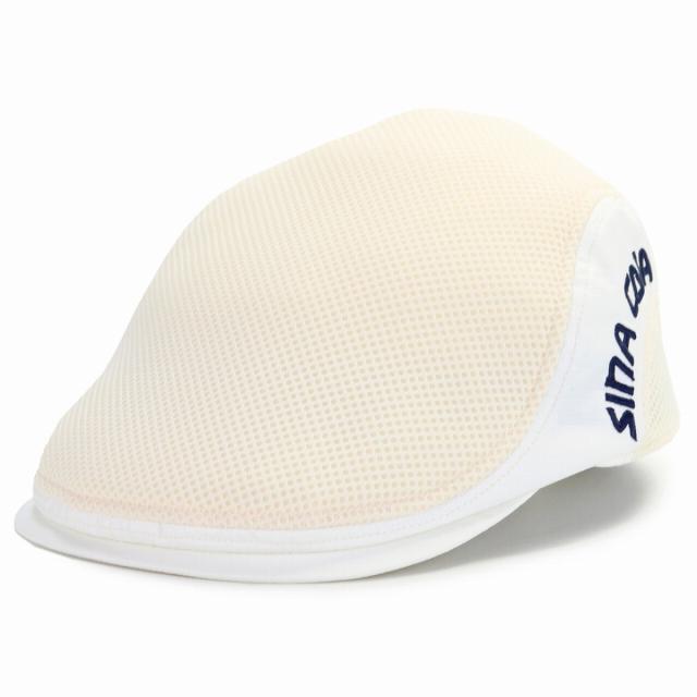 シナコバ ハンチング 水に濡らして使う 帽子 メッシュ 熱中症対策 ハンチング帽 紳士 大きいサ