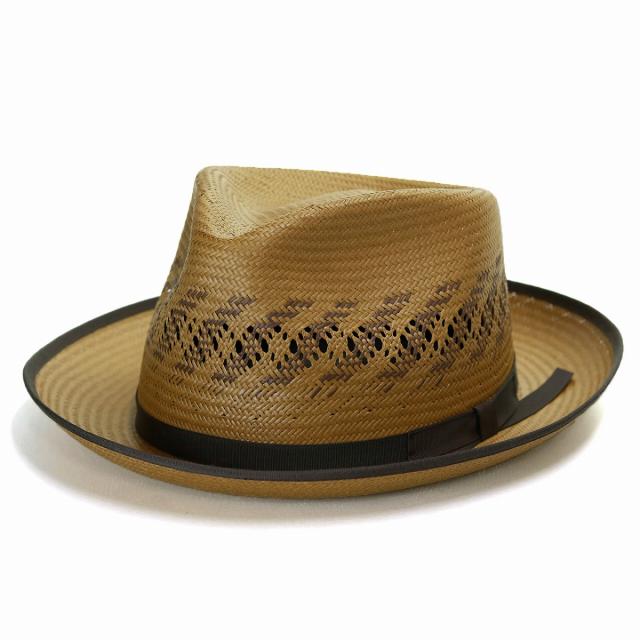 パナマ帽 メンズ アメリカ製 stetson ステットソン ハット パナマ 中折れハット STETSON 帽子 ブラ