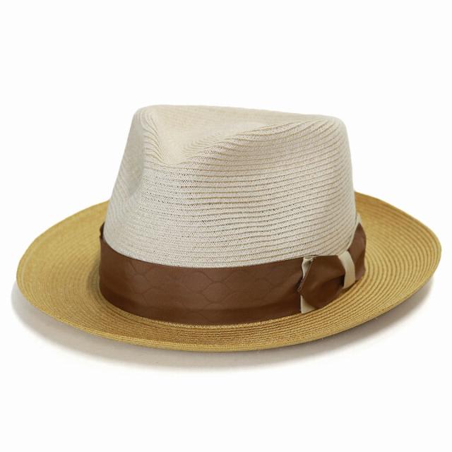 ステットソン ストローハット ヘンプブレード ハット メンズ 中折れハット stetson 帽子 夏 ブレ