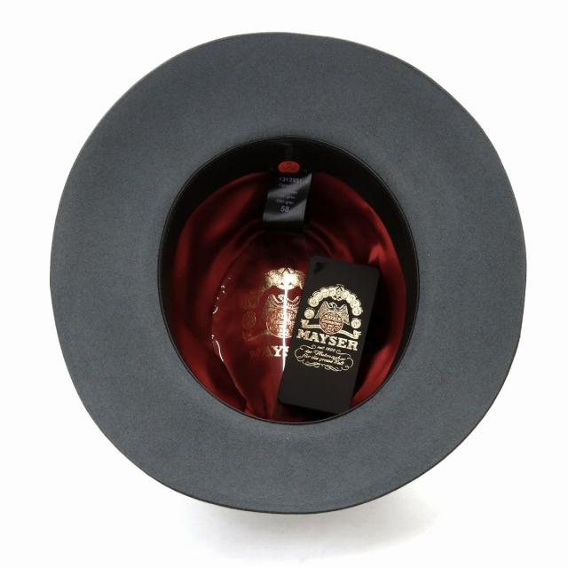 mayser フェルトハット 高級 ラビットファー ビーバーファーフェルト