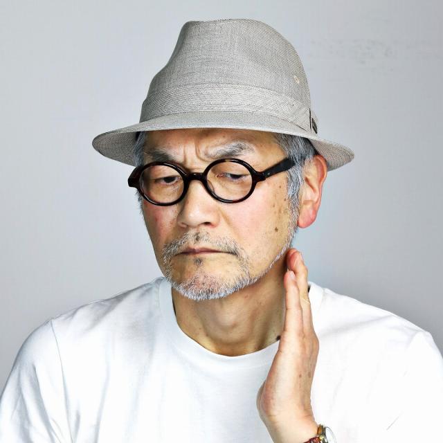  STETSON 帽子 無地 シンプル stetson 中折れハット リネン コットン 中折れ帽 紳士 春夏 帽子 58c