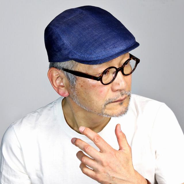 ハンチング メンズ シナマイ 春夏 日本製 ミラショーン ハンチング帽 mila schon ハンチング帽子