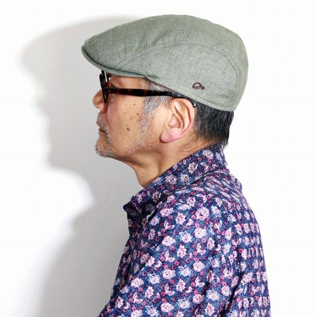 アウトドア 帽子 UV40+ 日焼け対策 ゴットマン ハンチング 麻 春 夏 メンズ リネン100% Gottmann アイビーキャップ 大きいサイズ Ivy cap シンプル 無地 57cm 58cm 60cm 62cm 64cm UVプロテクト カーキ 父の日 ギフト プレゼント 帽子通販 男性 プレゼント