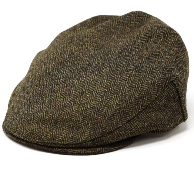 CHRISTYS' LONDON ハンチング帽 メンズ クリスティーズ 帽子 ヘリンボーン 秋冬 トラディショナル 