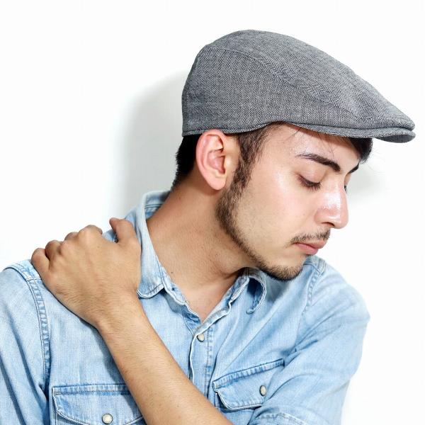 春 夏 CHRISTYS' LONDON ヘリンボーン ハンチング クリスティーズ リネン コットン 帽子 Ivy cap 海外ブランド メンズ トラディショナル 黒 ブラック  [ ivy cap ] 父の日 ギフト 誕生日 プレゼント 贈り物 ラッピング無料 敬老の日