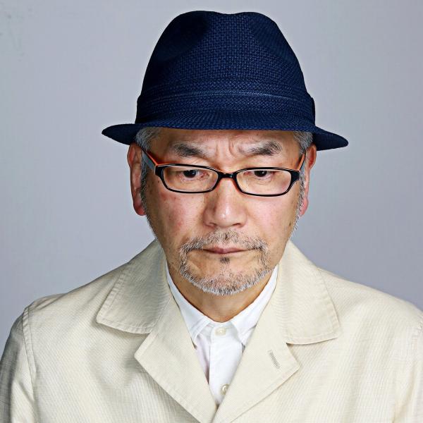 DAKS 中折れハット メンズ サイズ豊富 55cm〜60cm ダックス 帽子 春夏 小さめ 大きめ メランジメッシュ　ニューレスコー ハット メンズ ギフト おすすめ 中折れ帽子 日本製 カジュアル 中折れ帽 紳士 ネイビー 紺 [ fedora ] ギフト プレゼント 父の日