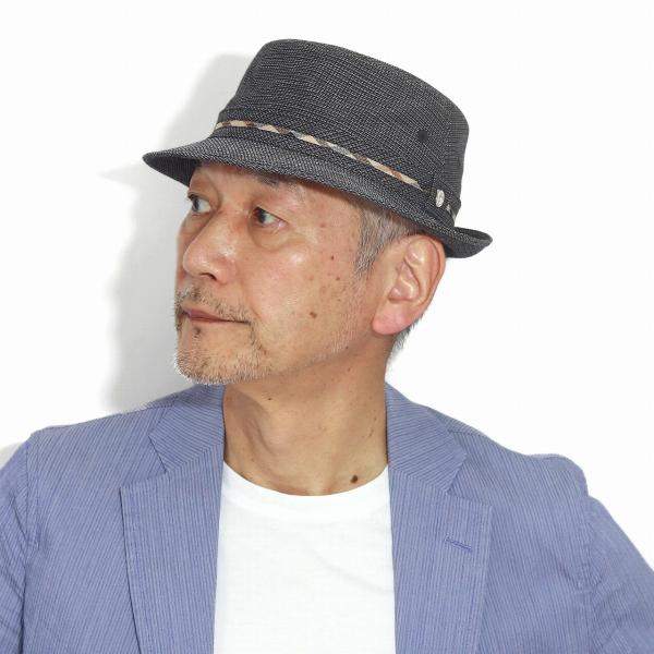 DAKS ハット メンズ 春夏 帽子 メンズハット ダックス アルペンハット ドビー メッシュ 夏 涼しい 紳士帽子 紳士ハット 黒 ブラック [ alpine hat ] 送料無料 父の日 ギフト 誕生日 プレゼント 敬老の日