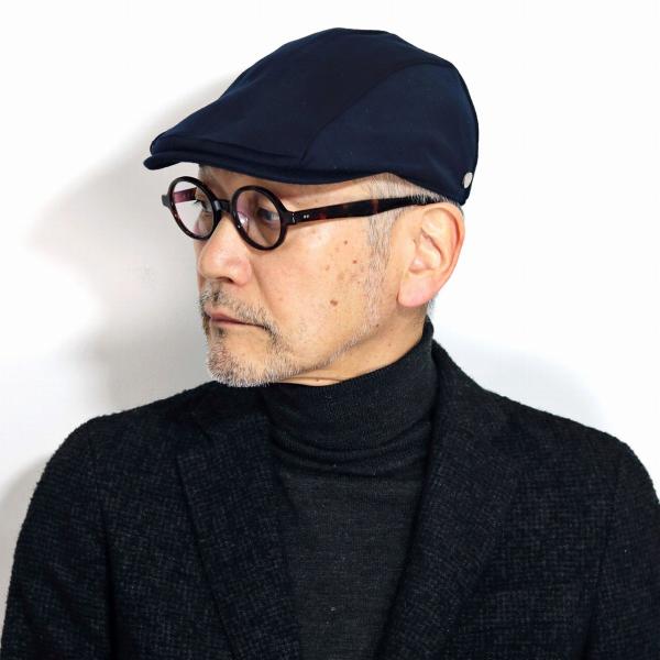 DAKS ハンチング メンズ ウール100% 秋冬 ダックス 帽子 大きいサイズ ハンチング帽 毛 高品質 スーパー180’s 帽子 メンズ ダックス アイビーキャップ 紺 S M L LL ネイビー［ ivy cap ］男性 誕生日 帽子 ギフト プレゼント ラッピング無料 父の日