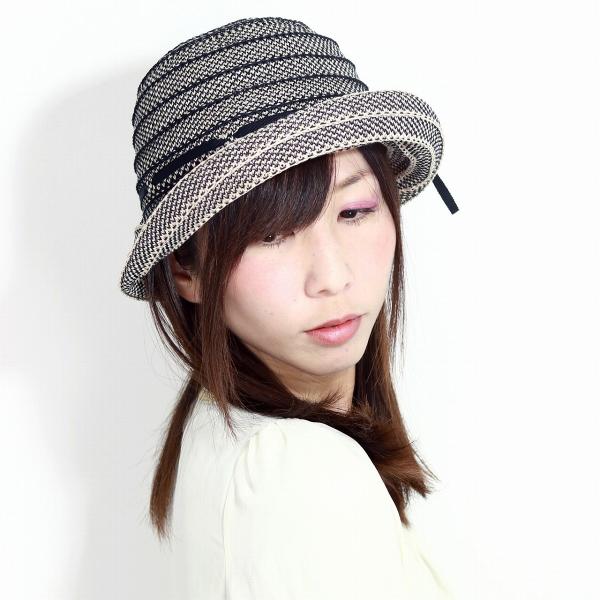 DAKS ハット 日焼け防止 オブザー ハット 送料無料 レディース 折りたたみ 帽子 UVカット 日本製 綿ロード ギマ ダックス ミセス 春 夏 婦人帽 軽量 通気性が良い サイズ調整 黒 ブラック［ hat ］母の日 ギフト 女性 誕生日 プレゼント 帽子 送料無料 母の日