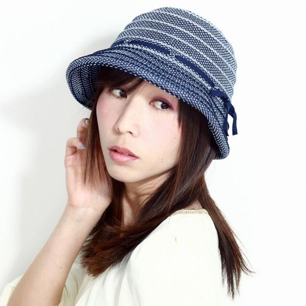 DAKS ハット 日焼け防止 オブザー ハット 送料無料 レディース 折りたたみ 帽子 UVカット 日本製 綿ロード ギマ ダックス ミセス 春 夏 婦人帽 軽量 通気性が良い サイズ調整 紺 ネイビー［ hat ］母の日 ギフト 女性 誕生日 プレゼント 帽子 送料無料 母の日
