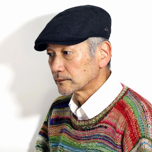 秋 冬 起毛 ハンチング帽 フランネル ハンチング ゴットマン ドイツ ブランド Gottmann フラノ生地 秋冬 メンズ 帽子 大きいサイズ チャコールグレー [ ivy cap ] 敬老の日 ギフト プレゼント 帽子通販 男性 プレゼント