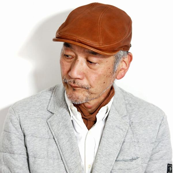 STETSON レザーハンチング ハンチング ステットソン 帽子 革 本革 山羊革 メンズ レザー 帽子 レザー 帽子 ハンチング 革 山羊革 茶 ブラウン [ ivy cap ] 誕生日 プレゼント ギフト ラッピング 父の日
