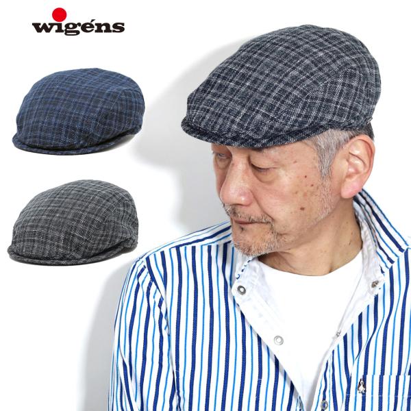 ハンチング 帽子 メンズ ブランド 大きいサイズ WIGENS Lanificio Campore ラニフィーチョ・カンポーレ イタリア生地 生地ブランド 58cm 60cm 62cm 64cm［ ivy cap ］男性 ギフト お父さん 誕生日 プレゼント 父の日