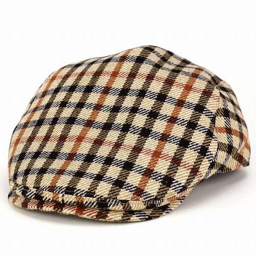 ハンチング DAKS ダックス ウールタータン 秋冬 メンズ 帽子 ハウスチェック