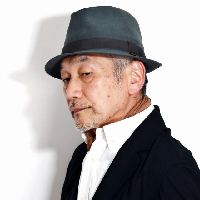 ステットソン ハット STETSON 中折れハット マイクロファイバー スウェード調 ソフトハット 日本製 サイズ調整 メンズ 帽子 チャコールグレー 57cm 60cm 61cm 黒 ブラック 父の日 ギフト お父さん プレゼント ラッピング無料